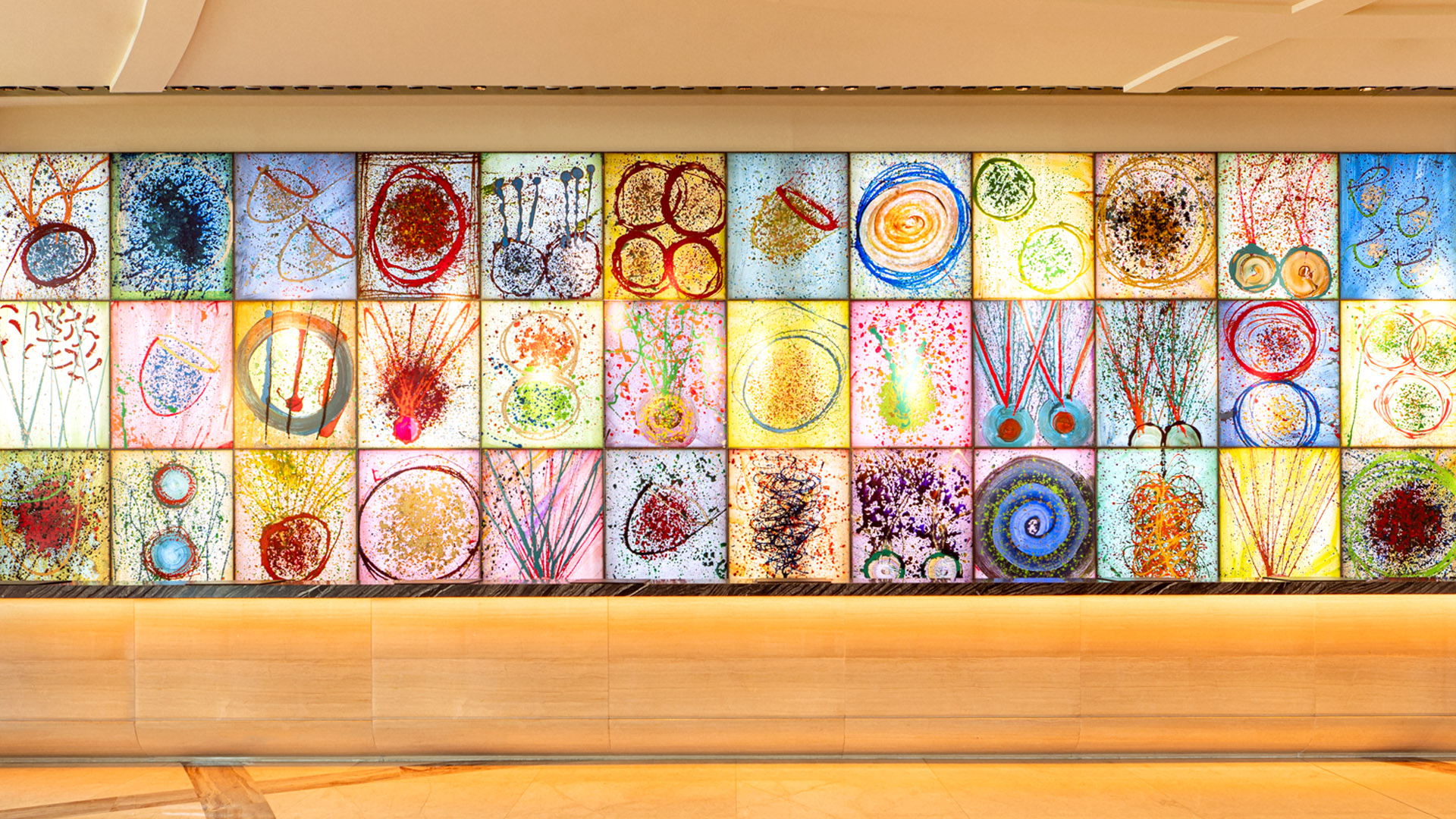 Fiori di Paradiso Drawing Wall | Exhibits | MGM