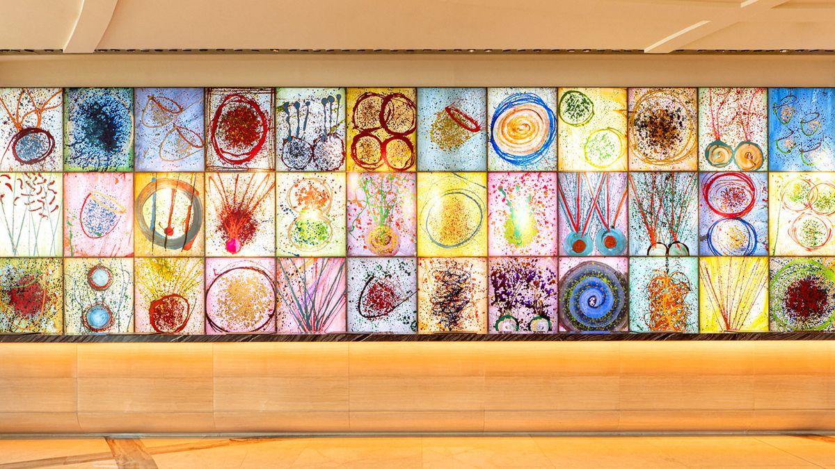 Fiori di Paradiso Drawing Wall | Exhibits | MGM